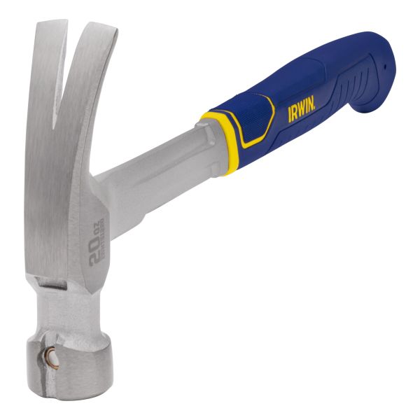 IRWIN 20oz Steel Rip Claw Hammer, Smooth Face