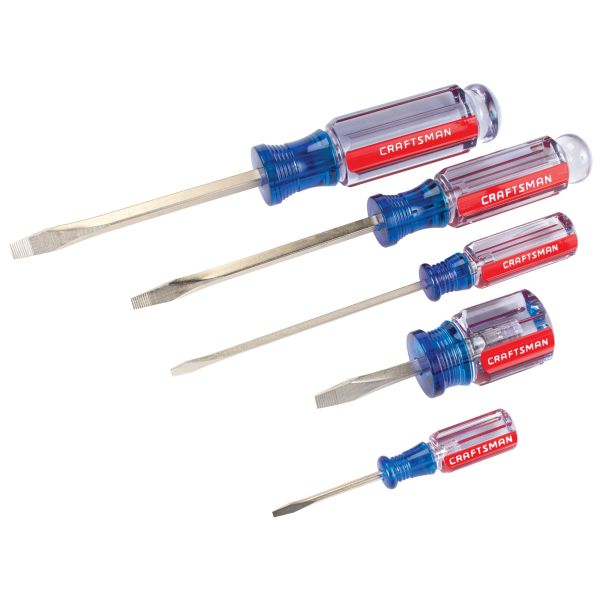 CRAFTSMAN Slotted Acetate Screwdriver Set (5 pc)