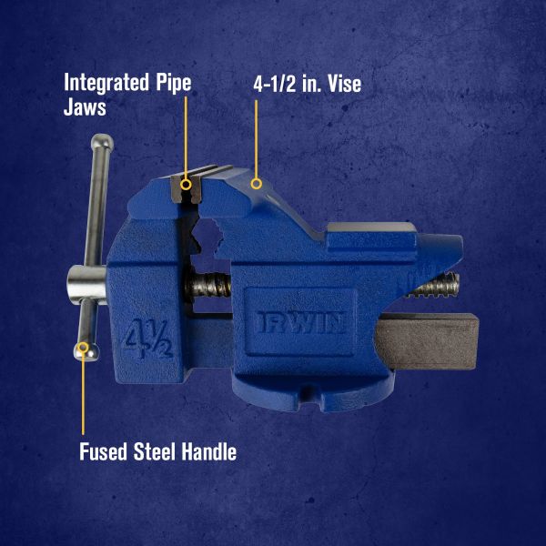 IRWIN Bench Vise 4-1/2 in.