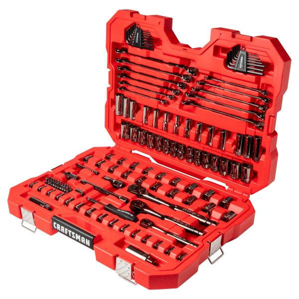 CRAFTSMAN 121 Pc. Gunmetal Chrome Mechanic Tool Set - CMMT12033L