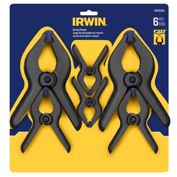 IRWIN 6 Pack Irwin Spring Clamps