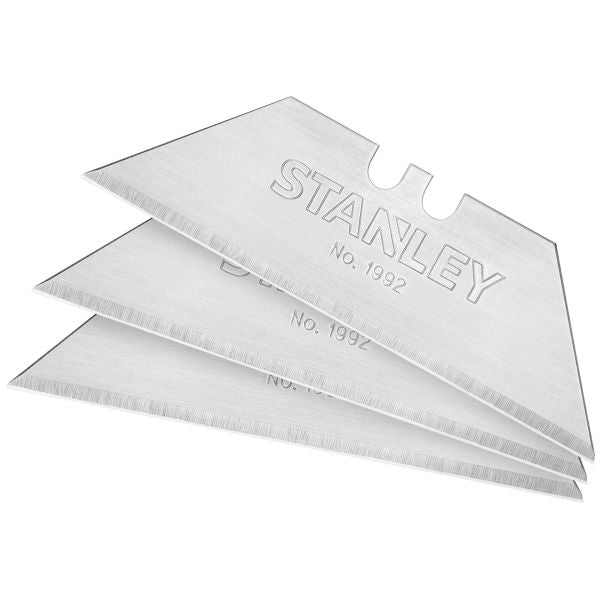 STANLEY 2.4 In High Carbon Steel Utility Knife Blade (100 Pack)