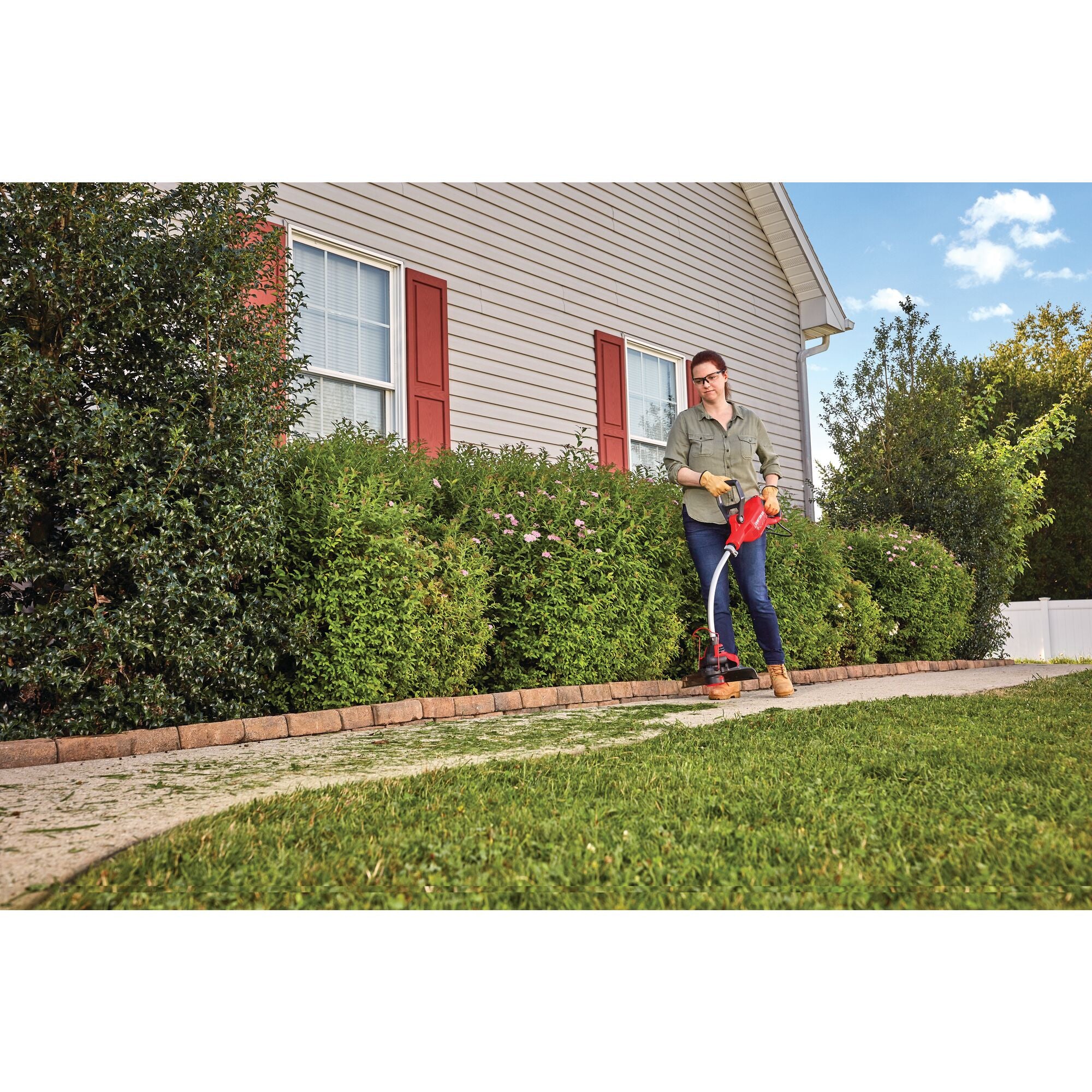 CRAFTSMAN Weedwacker String Trimmer, Built-In Blower, 8.5-Amp, 14-Inch