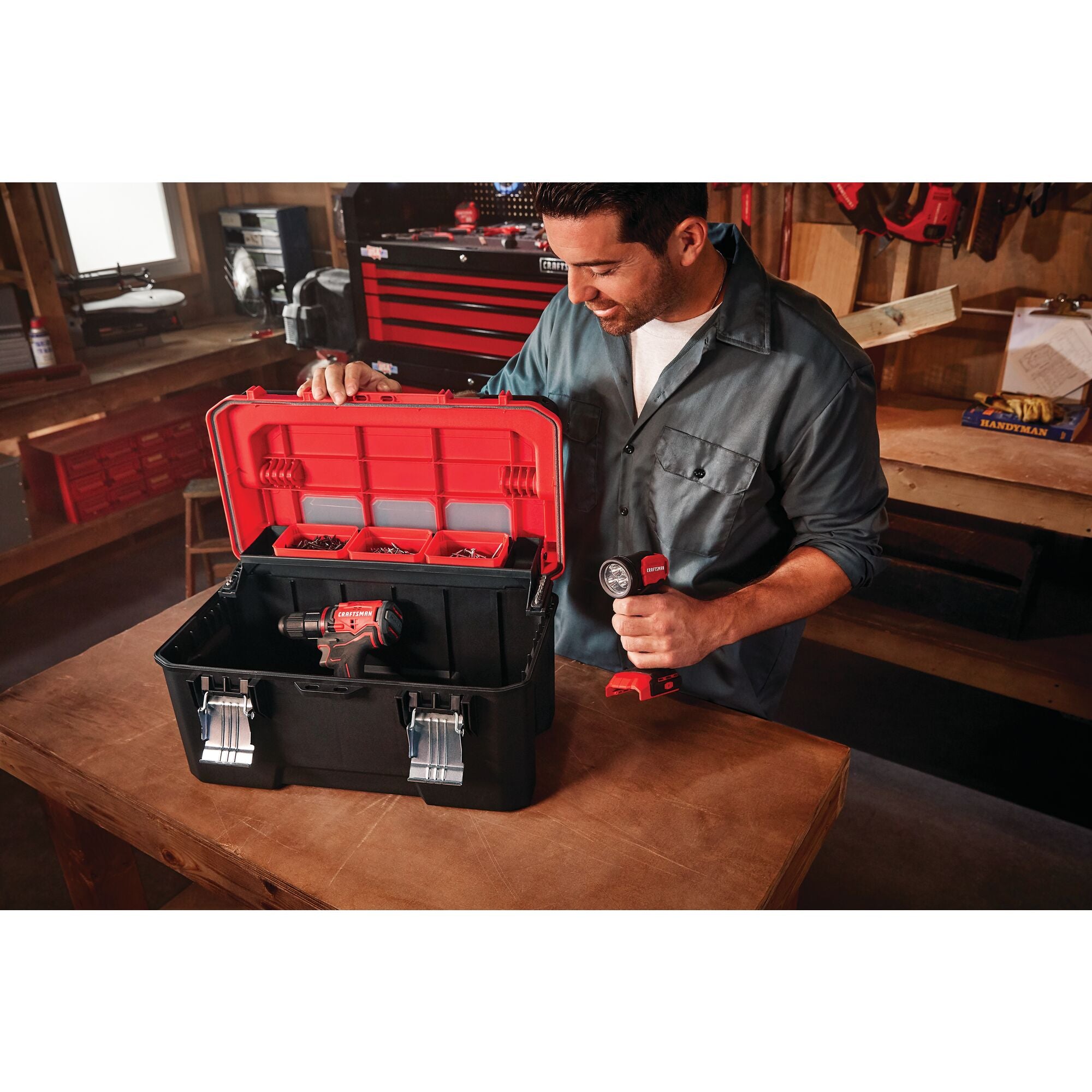 CRAFTSMAN Pro 20-in Tool Box