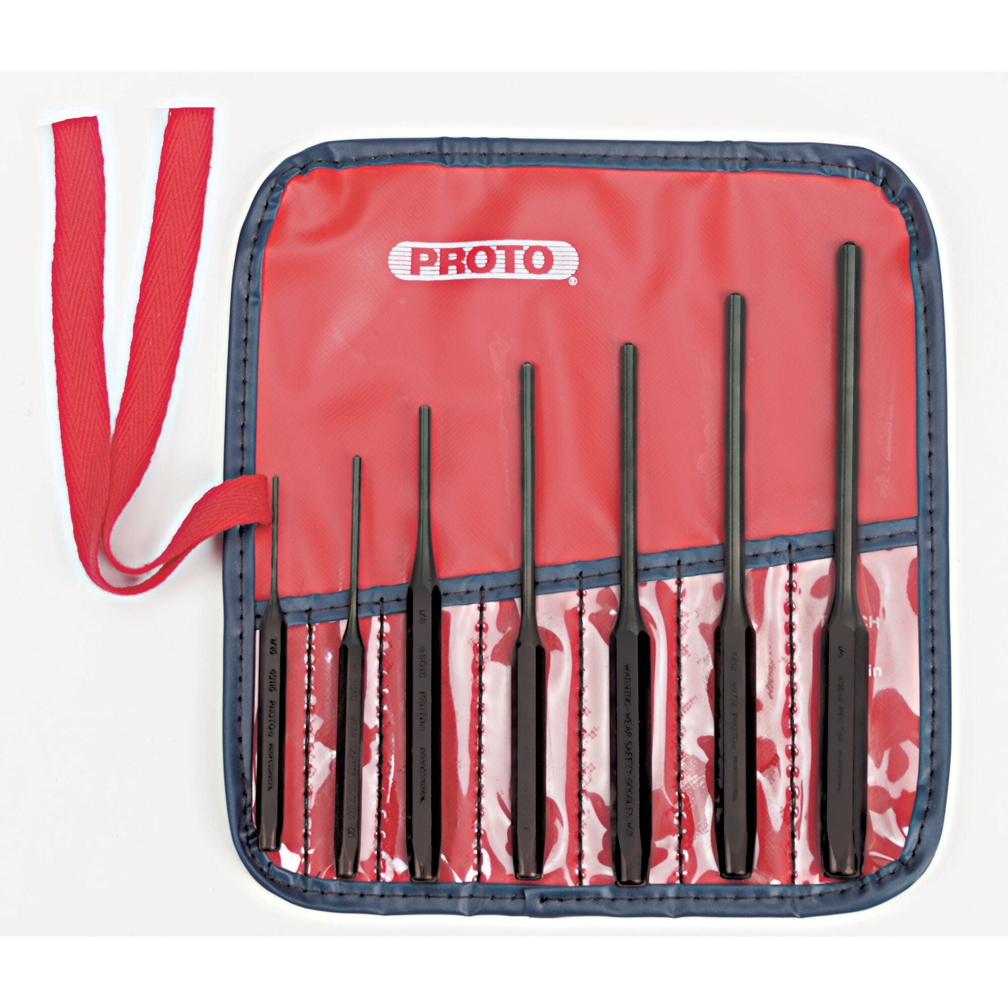 PROTO 7 Piece Roll Pin Punch Set
