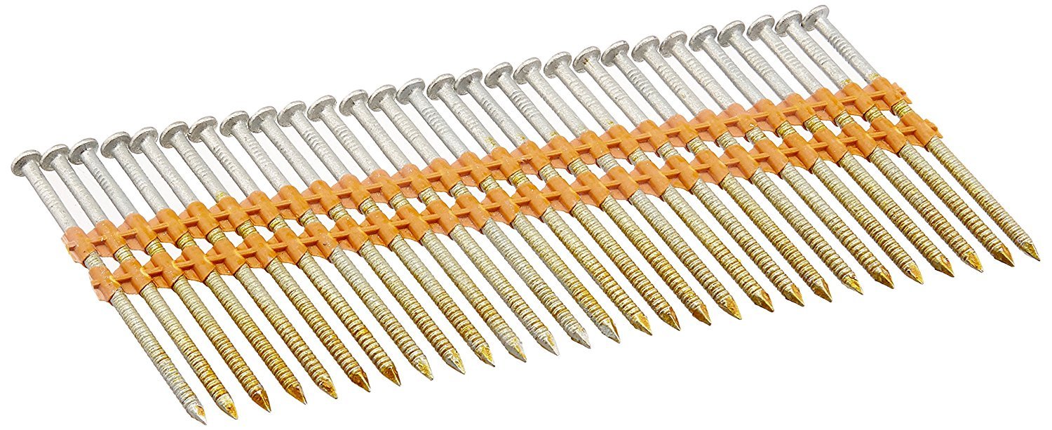 BOSTITCH 4,000-Qty. 3" X .131 Ring Shank 21 Degree Plastic Collated St